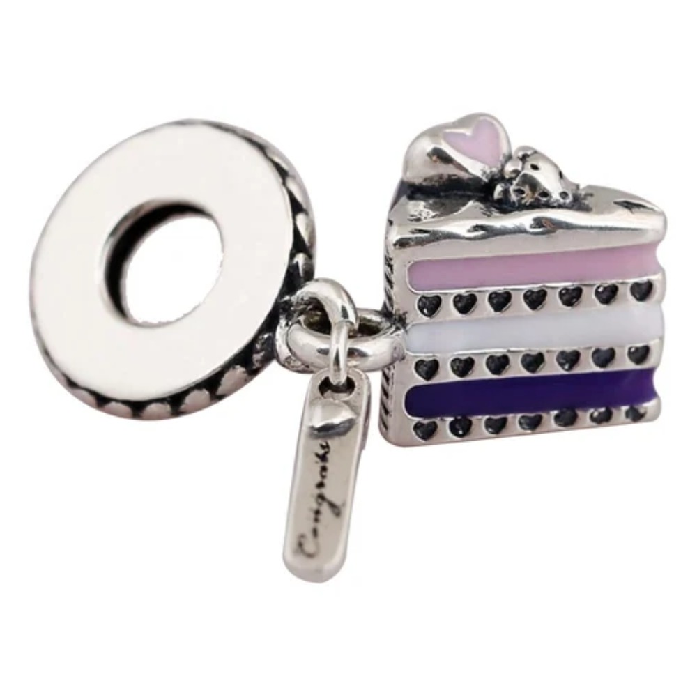 Pre-owned Pandora Happy Birthday Cake Charm - Own4Less